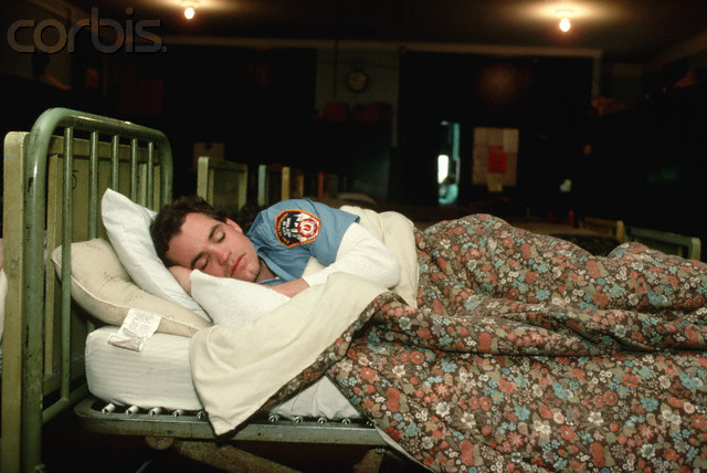 Fireman Sleeping at Fire Station – Station Pride